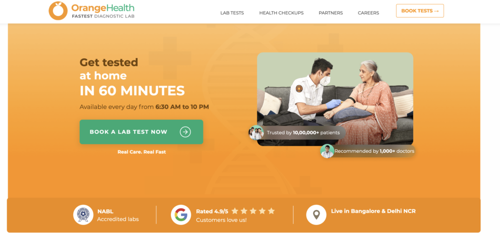 Orange Health, India's Fastest Diagnostic Lab launches in New Delhi ...