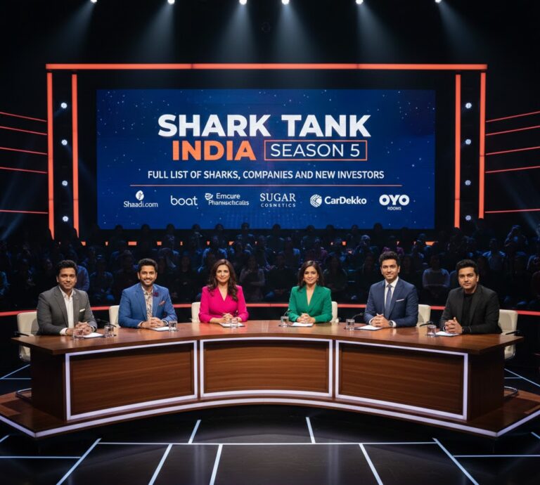 Shark Tank India Season 5 Judges: Full List of Sharks & Brands